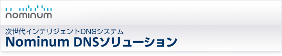 Nominum DNSソリューション： 製品ラインナップ ｜ SCSK株式会社